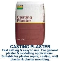 Casting Plaster: Saddingtons Building SuppliesSaddingtons