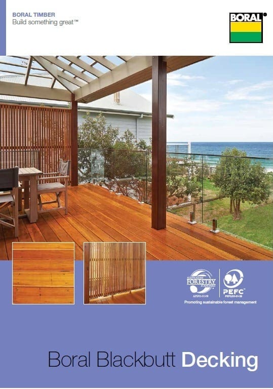 Blackbutt Decking Flyer Small » Saddingtons